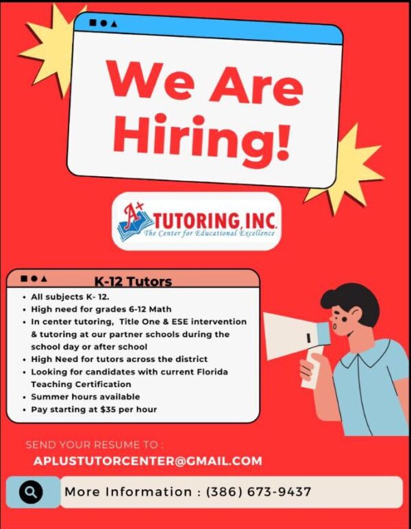 A Plus Tutoring Inc. Florida